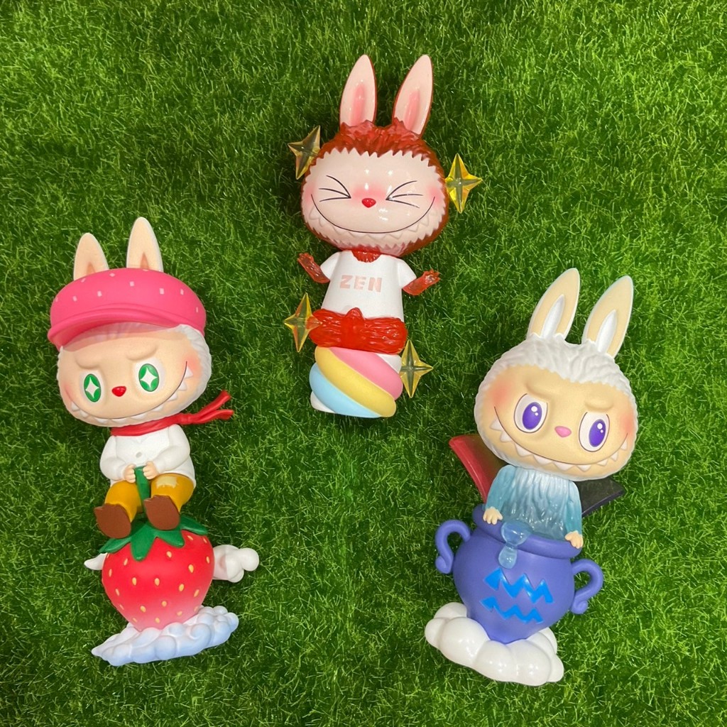 [盒玩便宜出清 ] LABUBU 復古甜蜜 水果 星座 棉花軟糖 水瓶 草莓 拉布布 泡泡瑪特 確認款 盲盒 盒抽 | 蝦皮購物