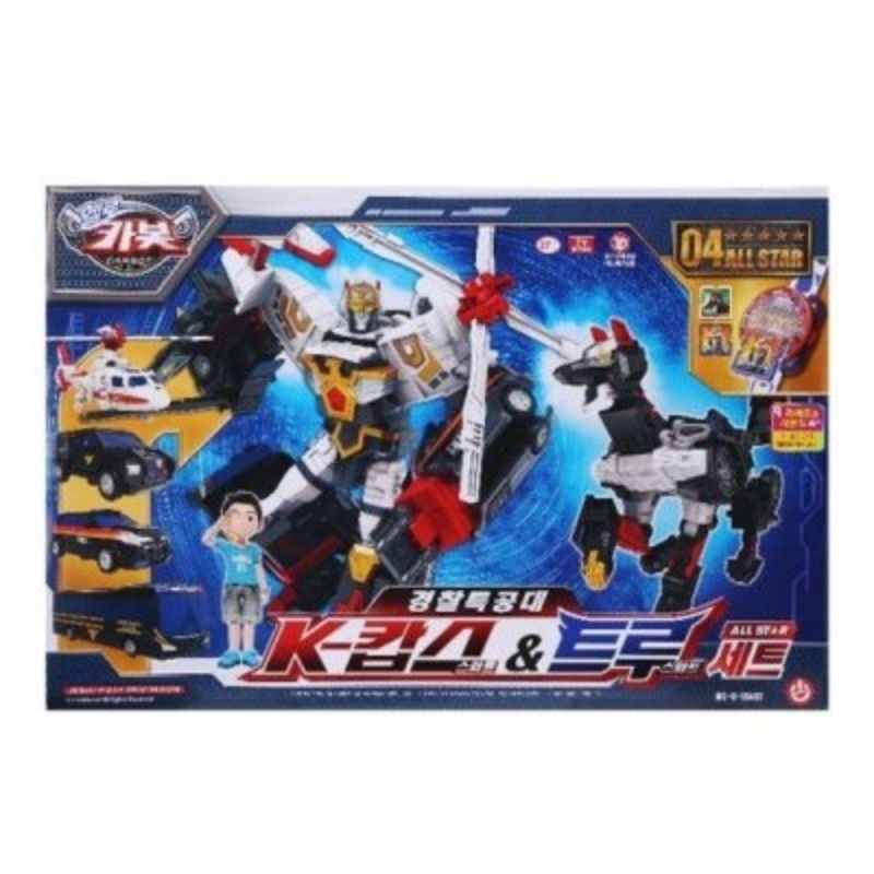 韓國境內版🇰🇷衝鋒戰士 Hello carbot 拯救者先鋒 四合一+戰狼+召喚器 all star套組 合體變形機器人 | 蝦皮購物