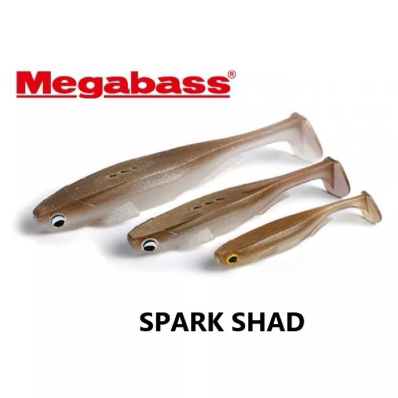 Megabass SPARK SHAD 5inch | 蝦皮購物