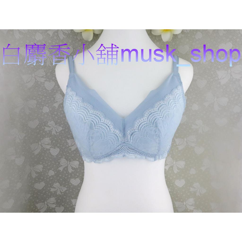 尺寸XL02=80E~80F-晴空藍色花羽夏戀系列蕾絲涼感無鋼圈-S2100421＊白麝香小舖＊全新Swear思薇爾內衣 | 蝦皮購物