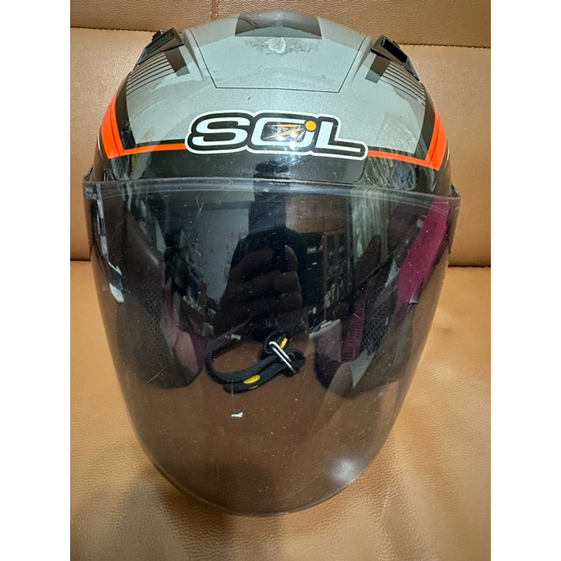 SOL Helmets SO-7 星際_黑/紅3/4安全帽 | 蝦皮購物