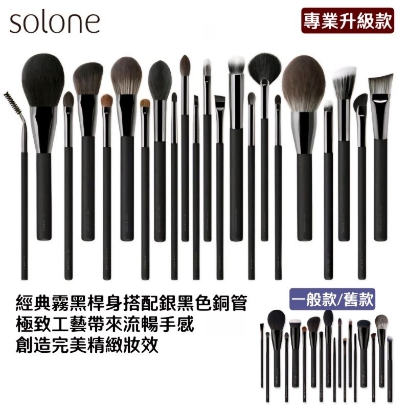 💝JLi婕莉美妝💝 Solone 大藝術家玩色刷具（專業升級版／一般版）蜜粉粉底 眼影腮紅 眉刷修容 遮瑕暈染 刷具 | 蝦皮購物