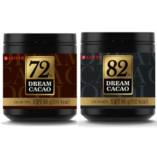 樂天 LOTTE 骰子巧克力 72% 82% 苦甜巧克力 黑巧克力 巧克力 韓國 86g | 蝦皮購物