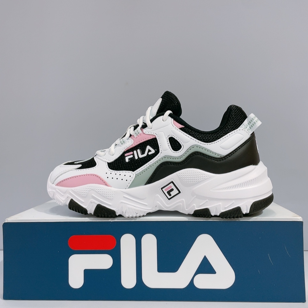 FILA BOX TYPE 女生 拚色 舒適 厚底 運動 老爹鞋 休閒鞋 5-J341Y-051 | 蝦皮購物