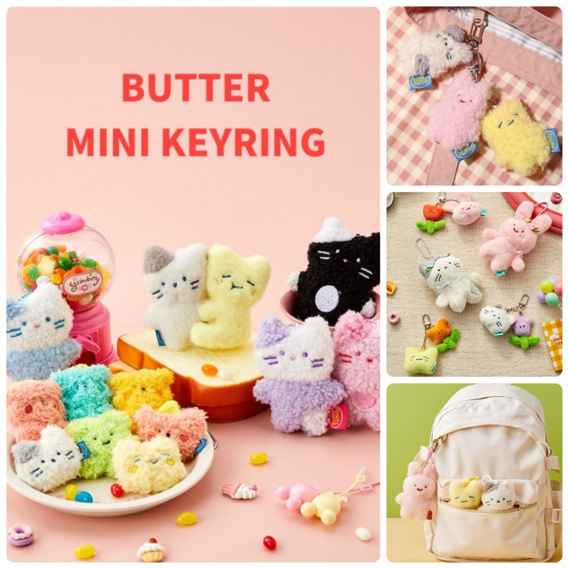𝐘𝐙🌸微代購【現貨+預購】韓國 Butter Family 奶油家族 文創小物 可愛 療愈 娃娃 吊飾 鑰匙圈 多款 | 蝦皮購物
