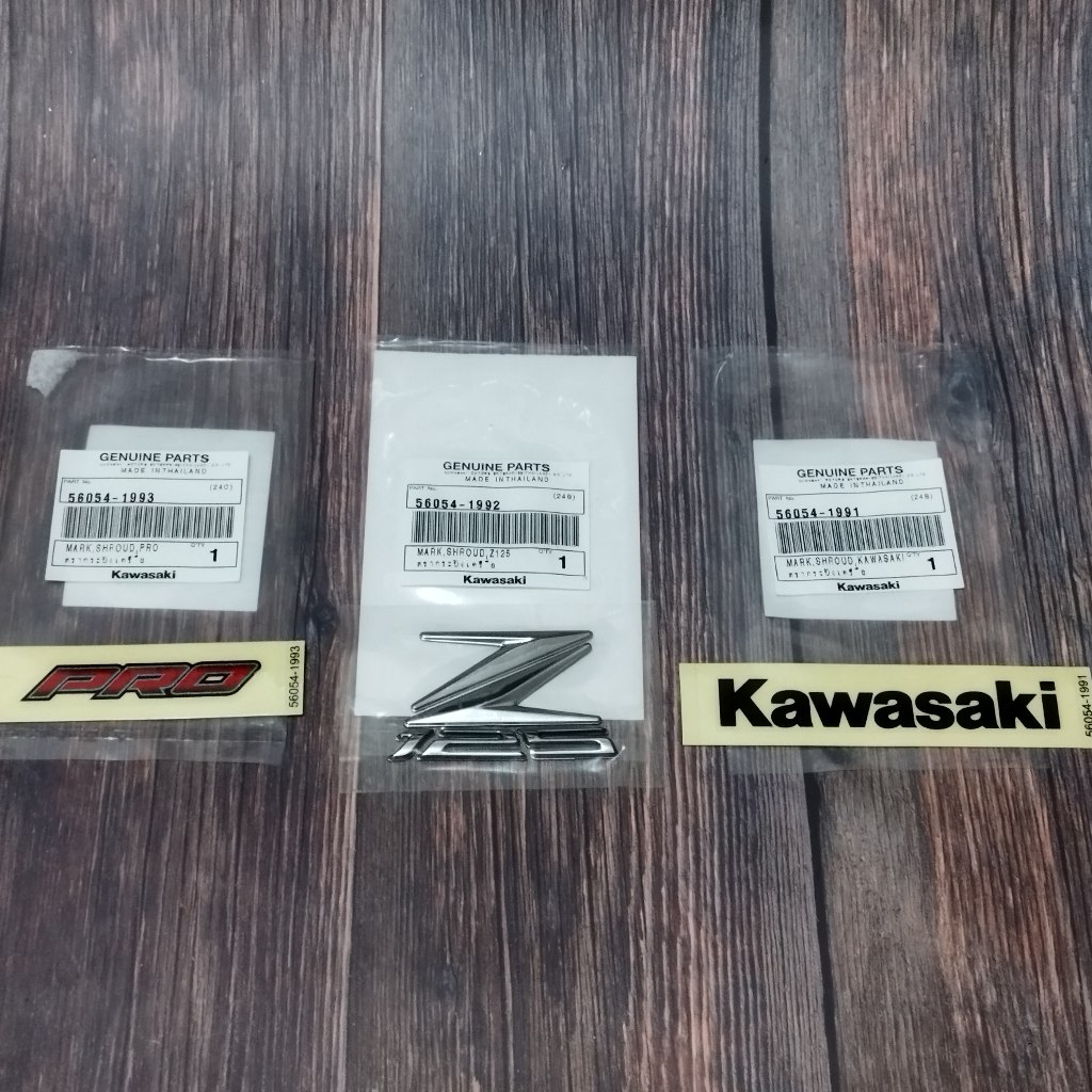 Kawasaki Z125/Z125PRO 原廠貼紙56054-1992/56054-1991/56054-1993 | 蝦皮購物