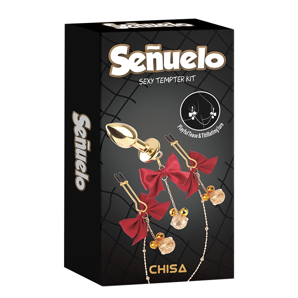 CHISA 性感誘惑 肛塞+乳夾 SM套件 BDSM 調教 後庭塞 乳夾 奶夾 情趣 金屬肛塞 sm 情趣精品 | 蝦皮購物