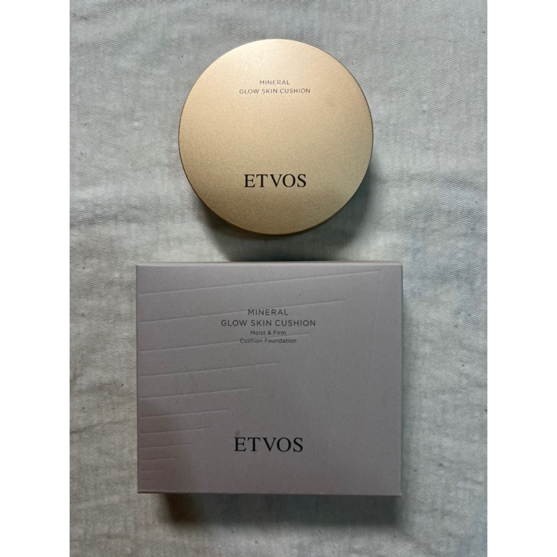 *可被綁* 【日本美妝/ 僅拆檢】Etvos 光澤氣墊粉餅 敏感肌 礦物彩妝 | 蝦皮購物