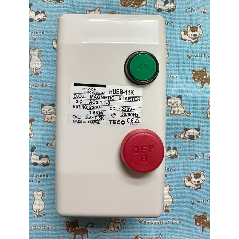 TECO 東元電機 交流電磁開關 HUEB-11K、HUEB-16K 1HP、2HP、3HP、5HP 220V | 蝦皮購物