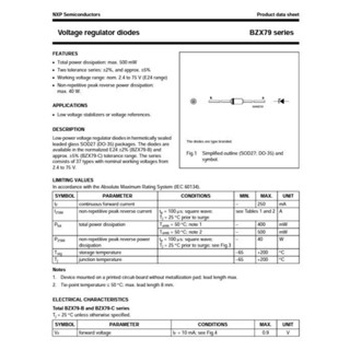 BZX79-B5V6,133 BZX79-B5V6 NXP DIODE ZENER 5.6V 400MW ALF2台灣現 | 蝦皮購物