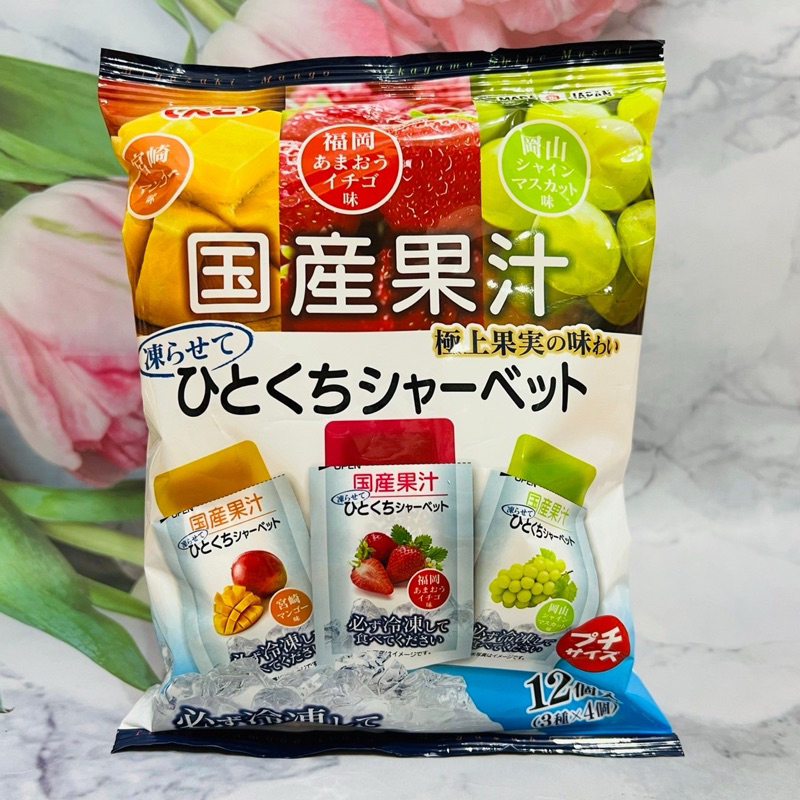 [大貨台日]日本 國產果汁 綜合水果風味果凍216g(12個入） | 蝦皮購物