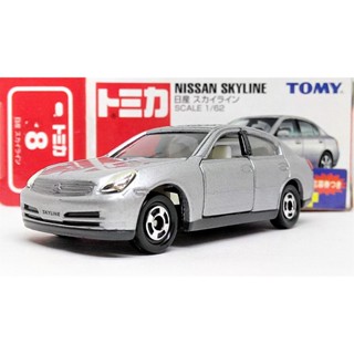 TOMY TOMICA 舊藍標 新車貼 NO.8 日產 NISSAN SKYLINE infiniti G35 | 蝦皮購物