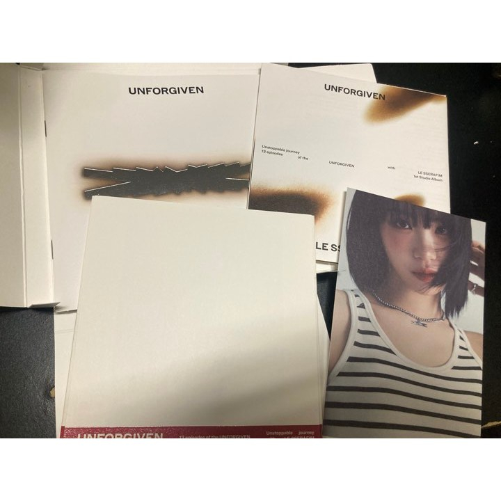 現貨 LE SSERAFIM 1ST STUDIO ALBUM UNFORGIVEN 正規一輯 專輯 空專 明信片 采源 | 蝦皮購物