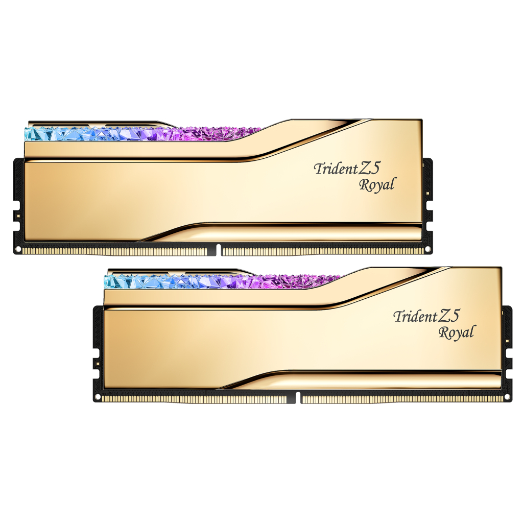 芝奇G.SKILL Trident Z5 ROYAL皇家戟 RGB D5-8400 C40 24G*2 金/銀 | 蝦皮購物