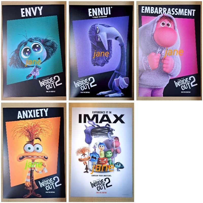 電影 腦筋急轉彎2 腦筋急轉彎 電影海報 IMAX海報 A3海報 | 蝦皮購物