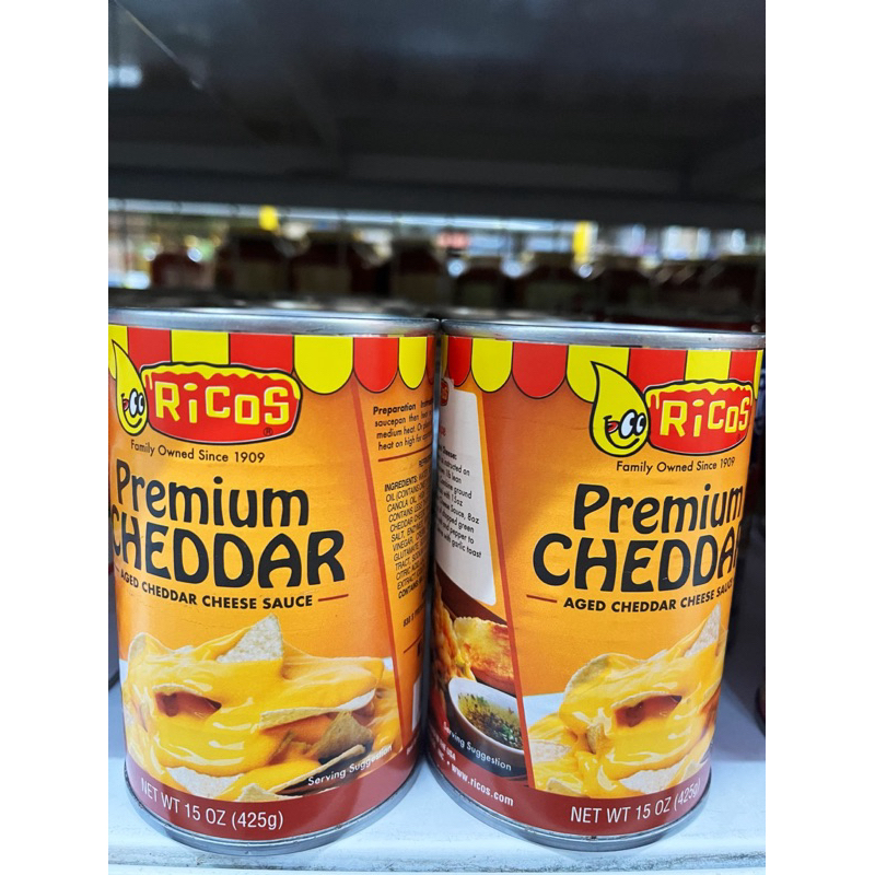 美國🇺🇸Ricos Premium Cheddar 特級切達起司醬🧀 425g | 蝦皮購物