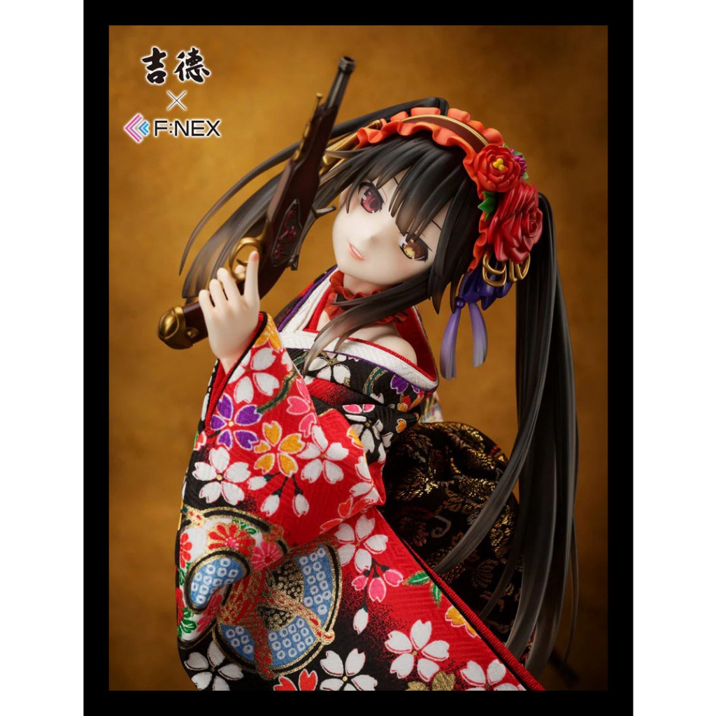 Mine公仔 日版 吉德 x F:NEX 約會大作戰 時崎狂三 1/4 日本人形 PVC 吉德大光 和服 人偶 狂三 | 蝦皮購物