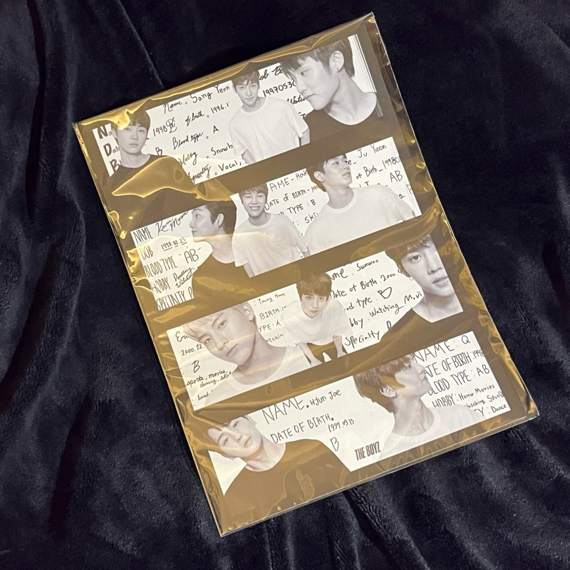 THE BOYZ / 團體迷你海報 A4大小 官方的 | 蝦皮購物