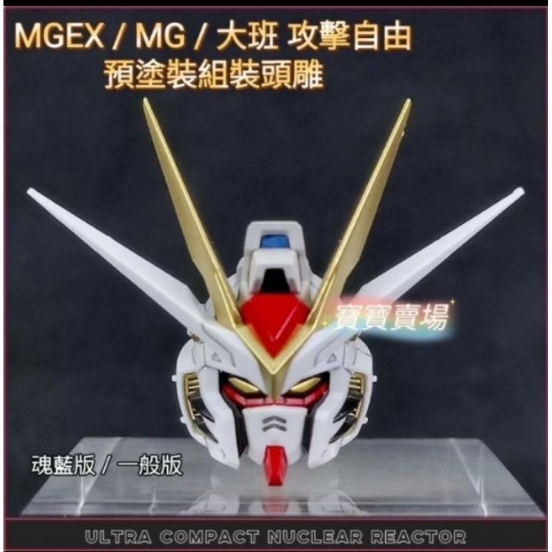 最低價 MGEX/MG/大班 8802 攻擊自由 強襲自由 預噴塗 頭雕頭部改件 零號計畫 | 蝦皮購物