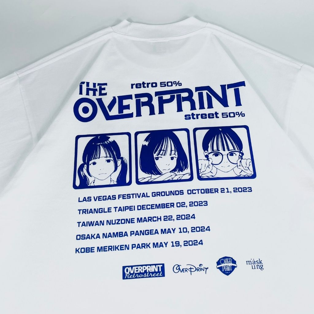 【yinhao】over print｜3piece band Tee 短袖T恤 | 蝦皮購物