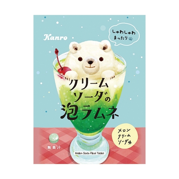+爆買日本+ 甘樂 kanro 哈密瓜奶油蘇打風味糖 21g 汽水糖錠 蘇打冰淇淋 無果汁 北極熊 日本原裝進口 | 蝦皮購物