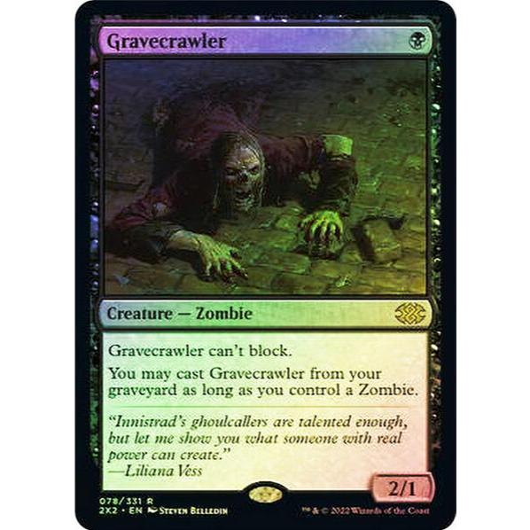 (J市集) 2X2 雙星大師2022 Foil Gravecrawler 墓場匍屍 日文 閃卡 | 蝦皮購物