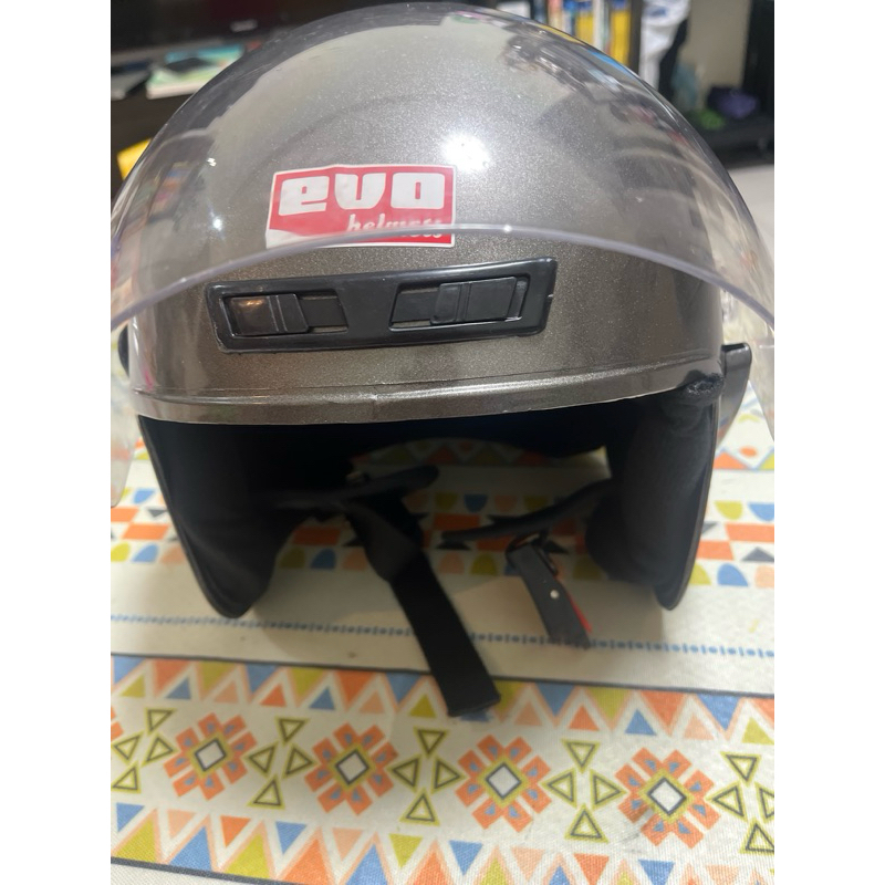 二手 CA-302 合格安全帽《evo製造》SYM 3/4安全帽 機車安全帽 （頭圍：57-60cm適用） | 蝦皮購物