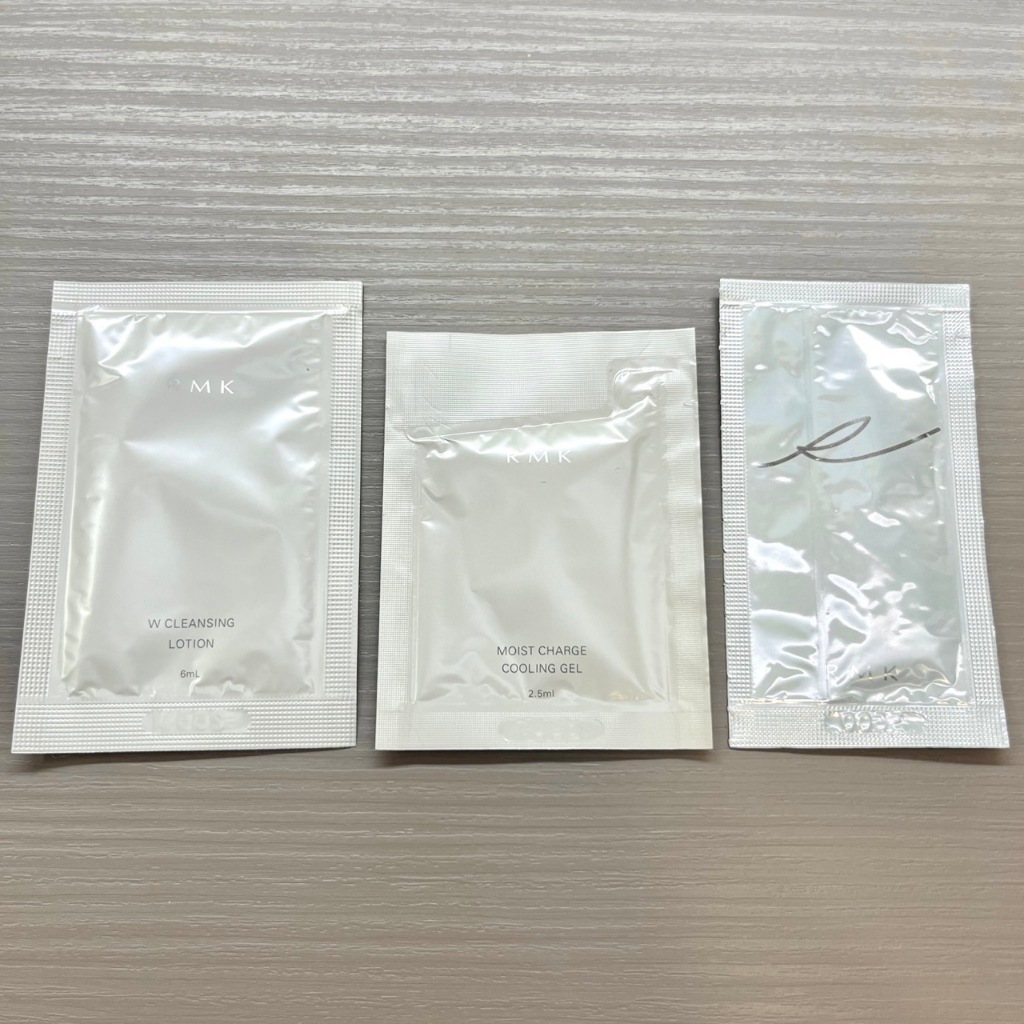 栗子美妝🌰｜RMK 沁涼保濕美肌露 2.5ml 沁涼隔離凝膠 1ml 雙效潔膚露 6ml 試用包 小樣 專櫃中文標 | 蝦皮購物