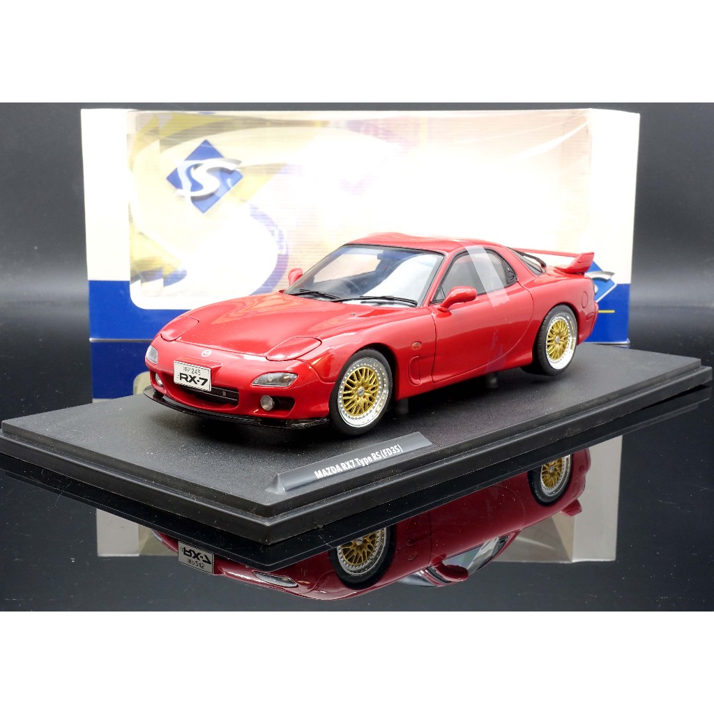 【MASH】現貨特價 Solido 1/18 Mazda RX-7 FD3S Red 跳燈 雙門 可開 | 蝦皮購物
