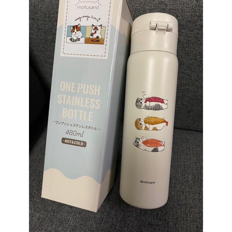 17 ️日本Mofusand輕量貓咪保溫瓶480ml/全新現貨/貓福珊迪 | 蝦皮購物