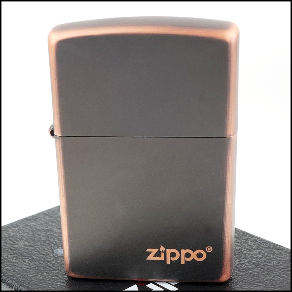 ☆福星屋☆【ZIPPO】美系~Rustic Bronze-鄉村古銅Logo字樣打火機NO.49839ZL | 蝦皮購物