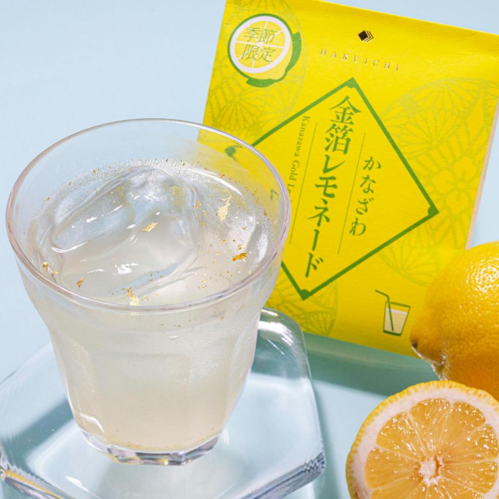 日本 箔一/HAKUICHI 金箔檸檬水 3袋入り40gx3 【Mr.QQ】 | 蝦皮購物