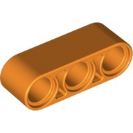【小荳樂高】LEGO 橘色 1x3 橫桿 Liftarm Thick 32523 6102618 | 蝦皮購物