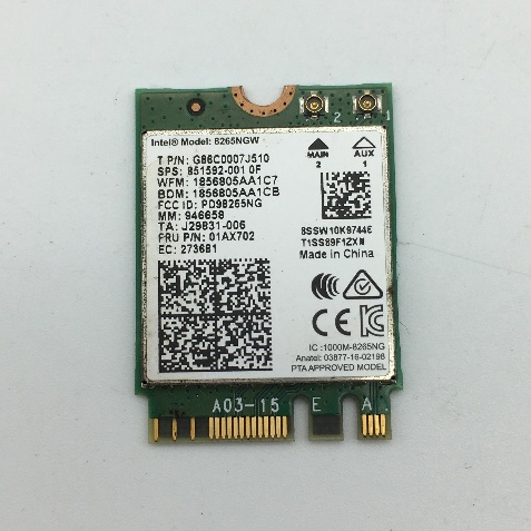 Intel Wireless-AC 8265 8265NGW-26 | 蝦皮購物