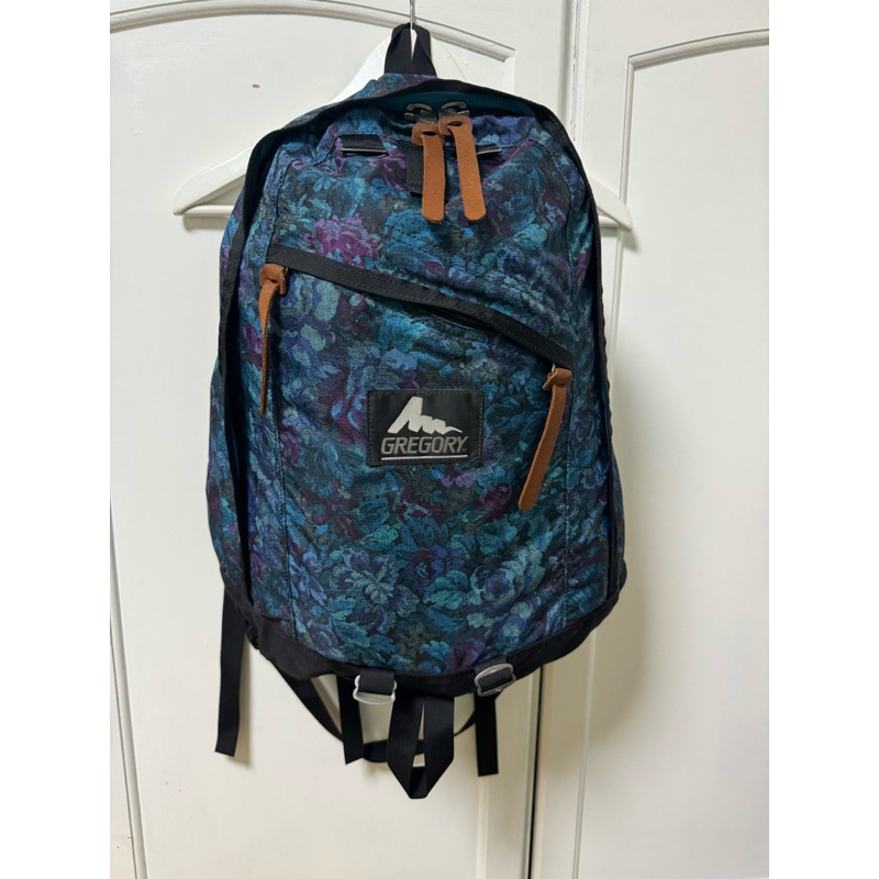 Gregory後背包 迷幻藍花 正版 美國製 | 蝦皮購物