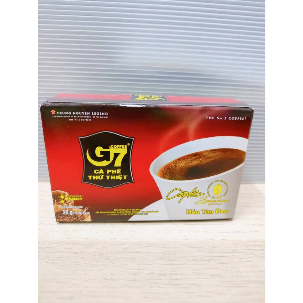 [梨花院]現貨 G7 黑咖啡 2g*15包 越南 咖啡 coffee 越南咖啡 純咖啡 團購 野餐 美式 沖泡 黑咖啡 | 蝦皮購物