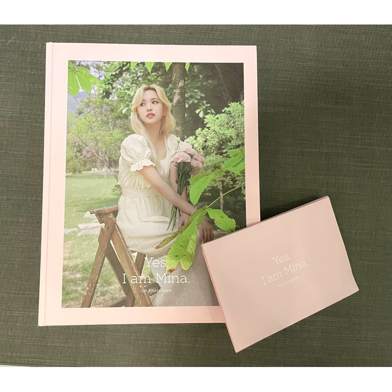twice-Yes, I am Mina photobook粉版寫真本（附風琴卡） 名井南 | 蝦皮購物