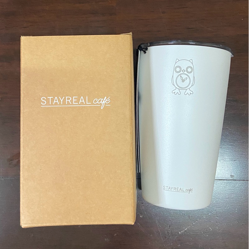 「全新現貨」STAYREAL cafe x MiiR熬夜貓頭鷹隨身杯白色 五月天 阿信 周邊 | 蝦皮購物