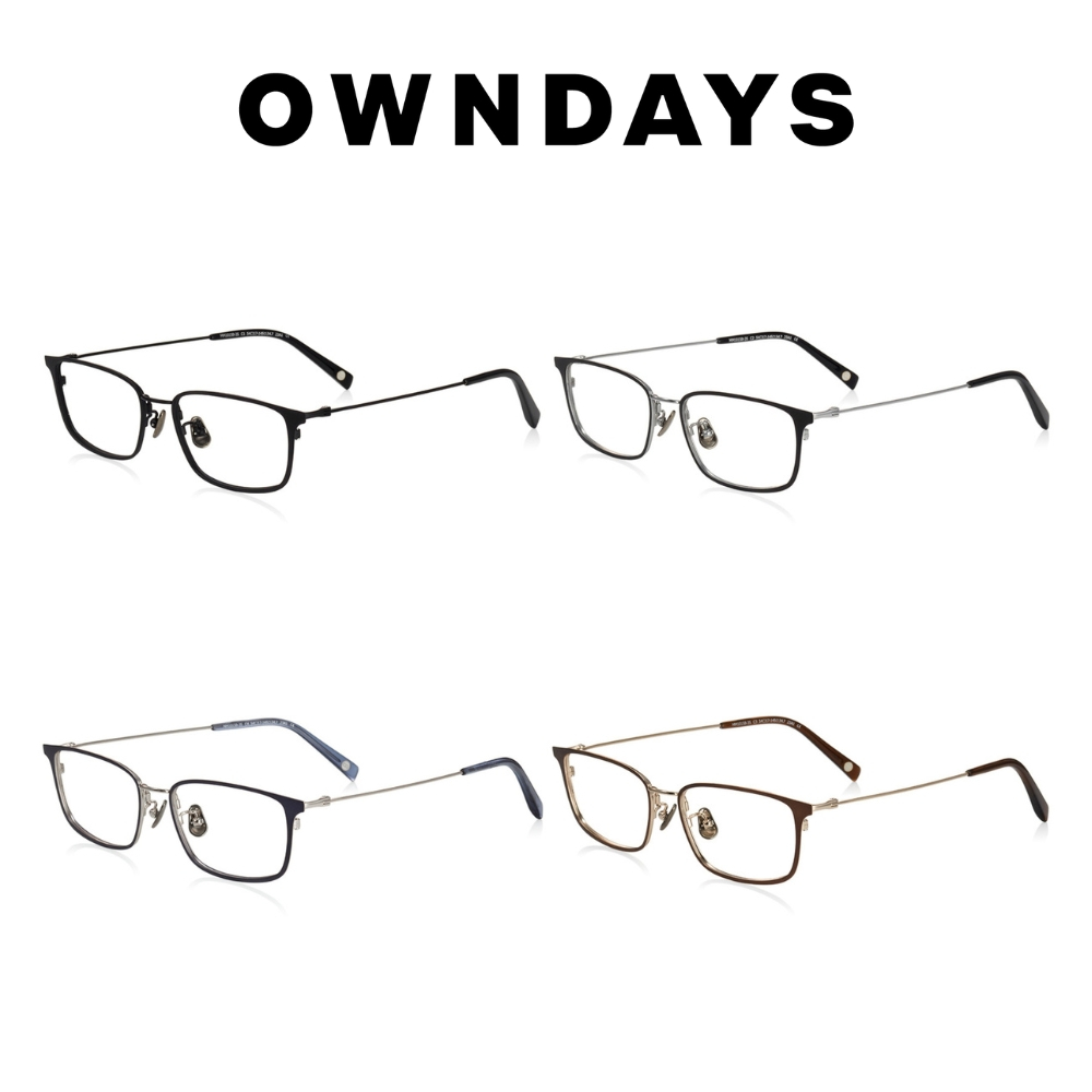 OWNDAYS Memory Metal 高彈性金屬框光學鏡框 MM1015B-3S | 蝦皮購物