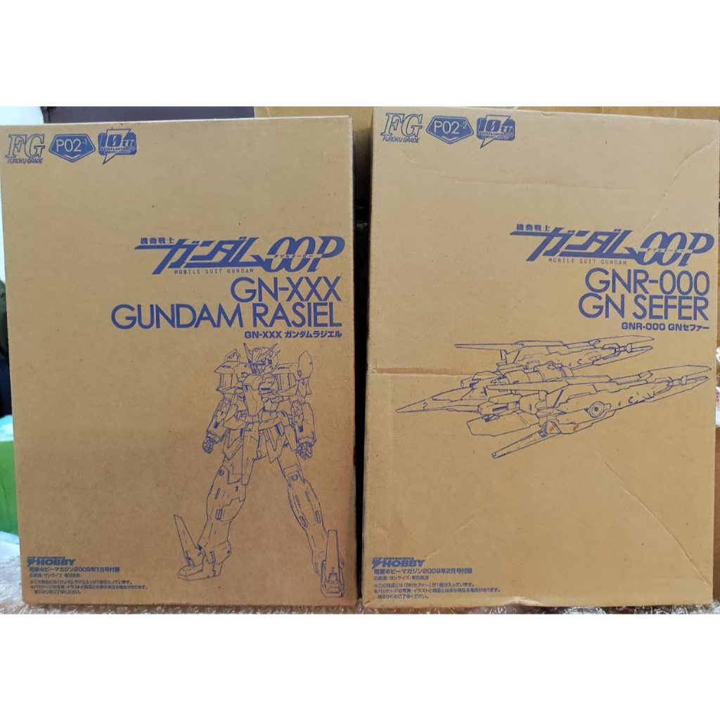 日版 絕版 鋼彈 00 FG 1/144 秘天使鋼彈 GN-XXX Gundam Rasiel 雜誌 附錄 SEFER | 蝦皮購物