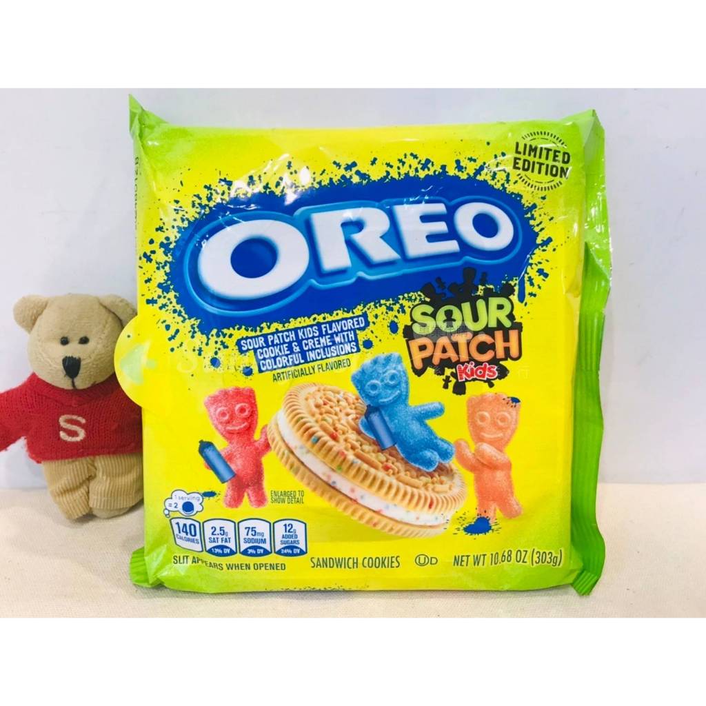 【Sunny Buy】 現貨 Oreo 奧利奧 Sour Patch Kids 小酸人口味夾心餅乾 303g | 蝦皮購物