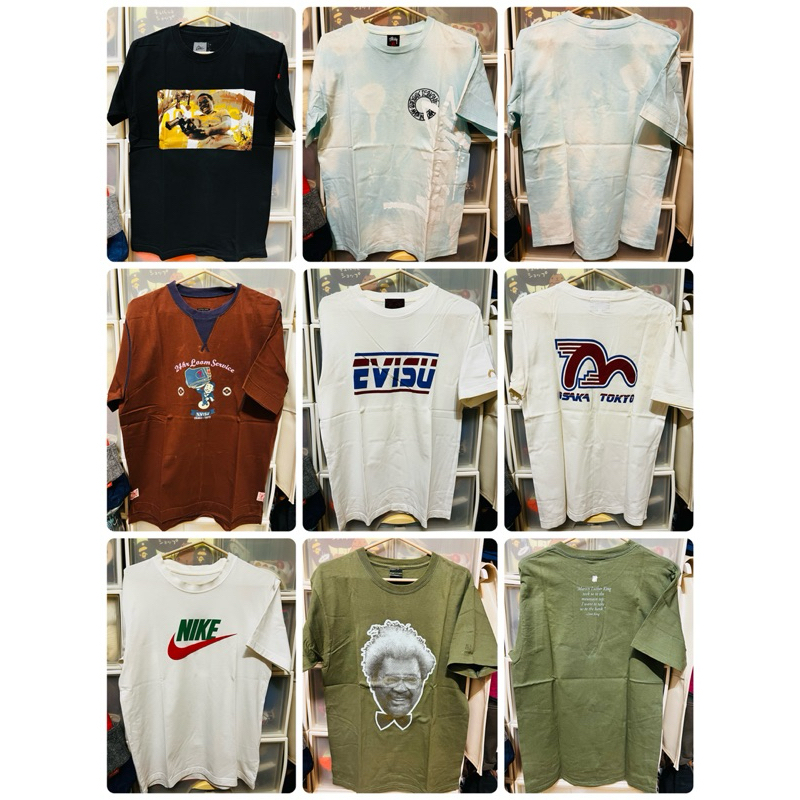 Undefeated Evisu Stussy Nike 短T出清 早期絕版商品 每件300 | 蝦皮購物