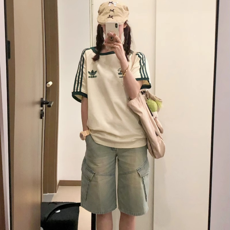 2024春季新款男女同款透氣運動休閑短袖T恤IS1413 IU0217 | 蝦皮購物