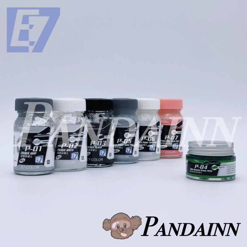 [Pandainn] E7 E7模型漆 P系列補土 模型漆 硝基漆 黑補土 白補土 灰補土 粉紅補土 模型專用 | 蝦皮購物