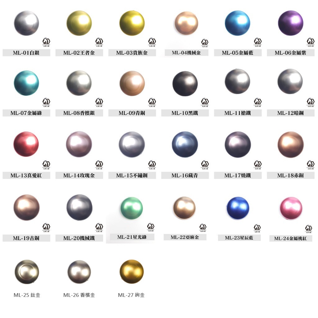 [从人] 九五二漆 水性筆塗 金屬漆 ML 系列 11ml 9527 環保 低毒性 鋼彈 模型漆 筆塗漆 九五二七 | 蝦皮購物