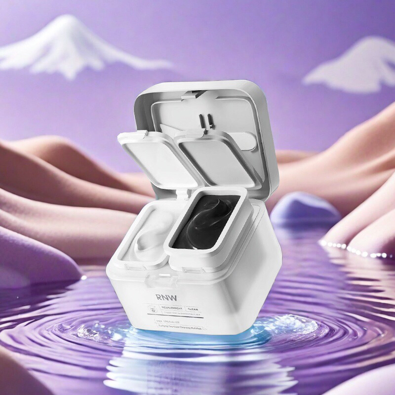 【RNW如薇淨.膚雙色清潔泥膜】清潔毛孔補水保濕塗抹式面膜黑泥60g+白泥60g | 蝦皮購物