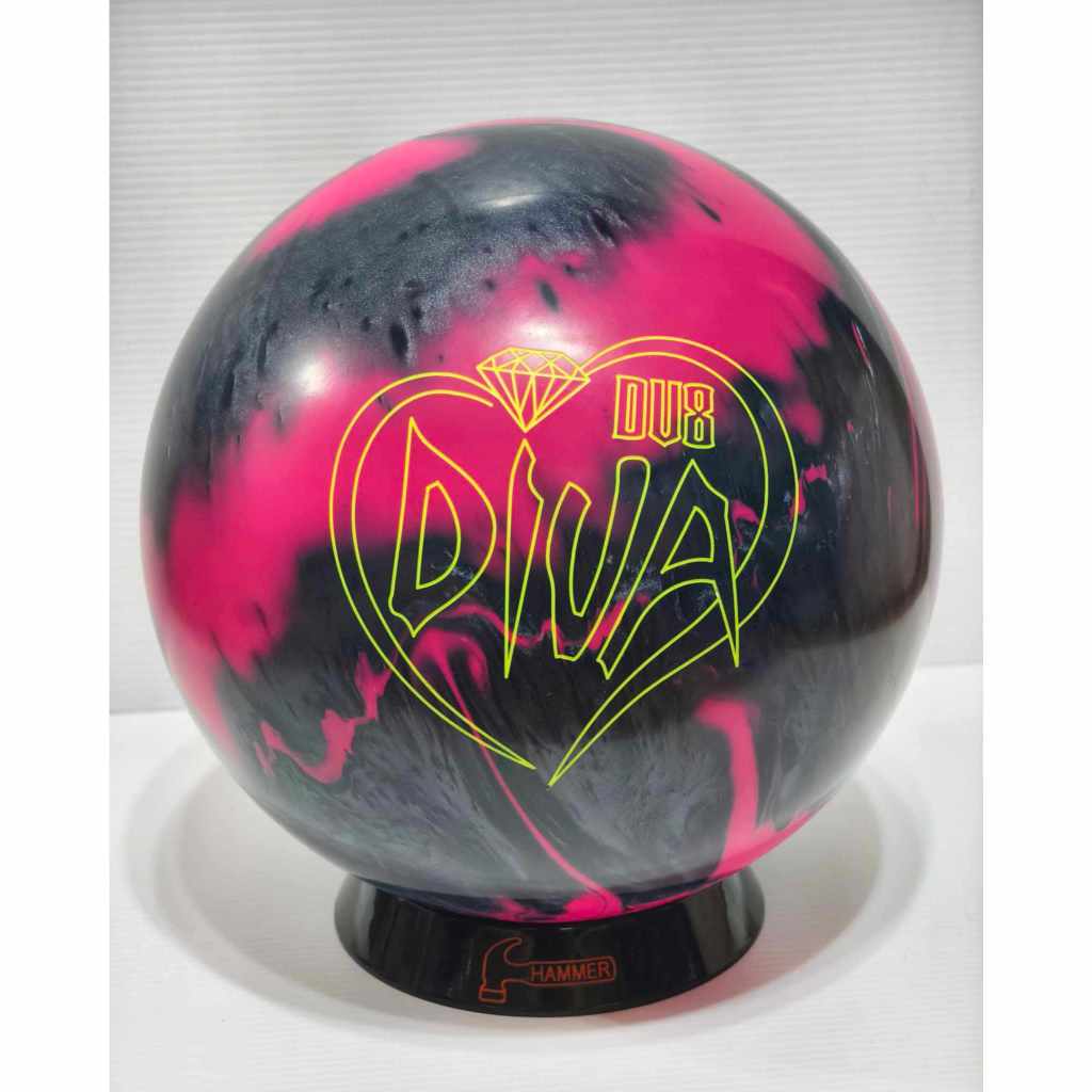 【薆力正品】日本進口🎳 DV8 DIAMOND DIVA 鑽石天后 15磅 曲球 雙手曲球 保齡球 中重油球 | 蝦皮購物