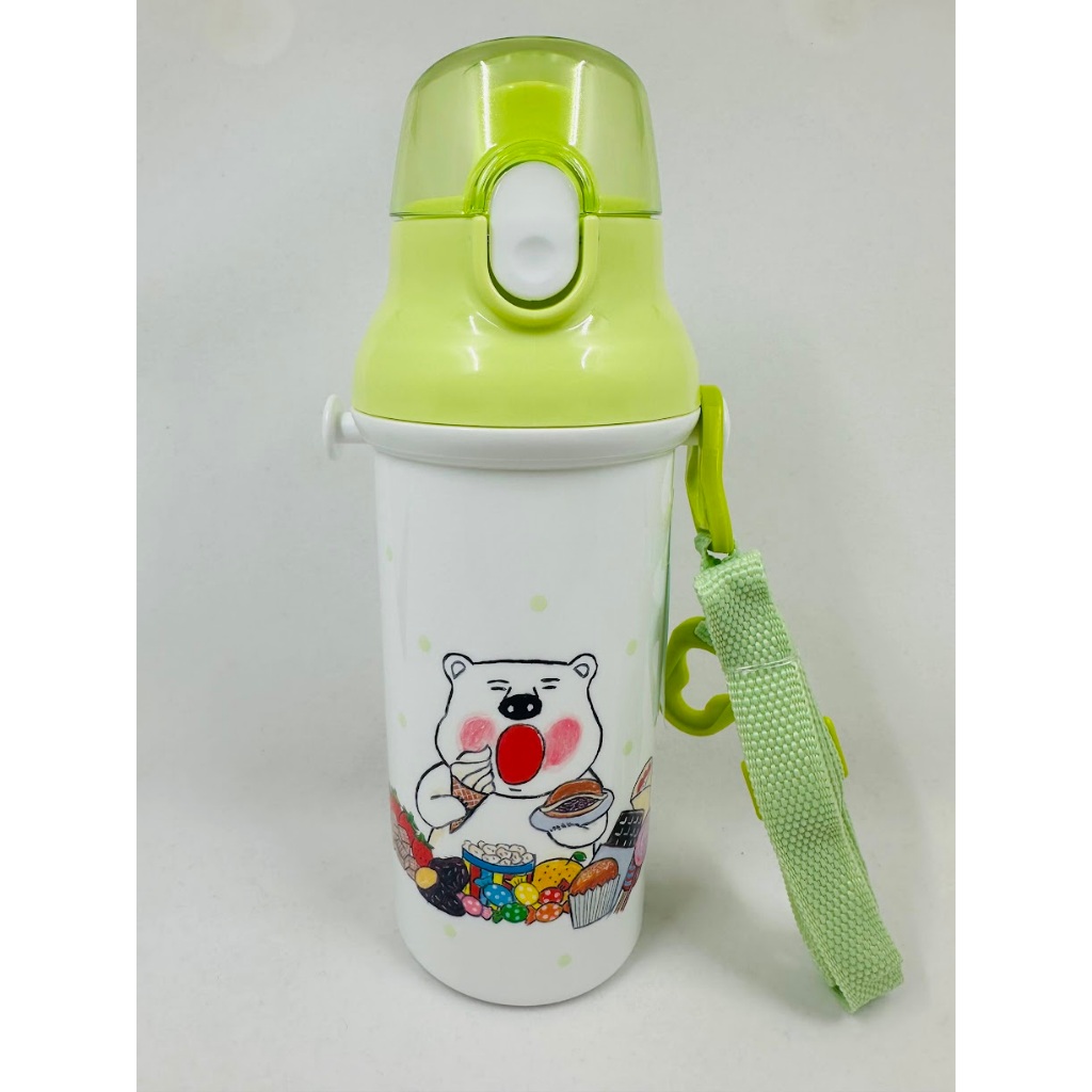 【Dora美日代購】現貨 2024 日本製 SKATER 附揹帶 北極熊 白熊 直飲 兒童水壺 480ml | 蝦皮購物