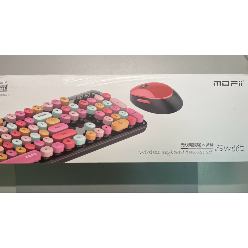 Mofii鍵盤 復古鍵盤 無線鍵盤滑鼠組 圓鍵 NCC+BSMI認證 | 蝦皮購物