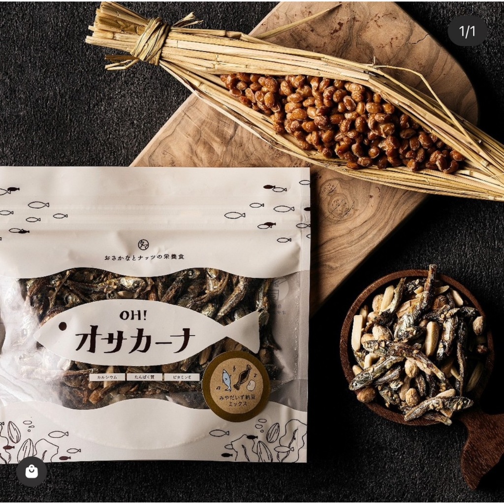 日本食品 現貨秒發 Oh!SAKANA Oh!オサカーナ 小魚乾杏仁條 九州小魚乾 | 蝦皮購物